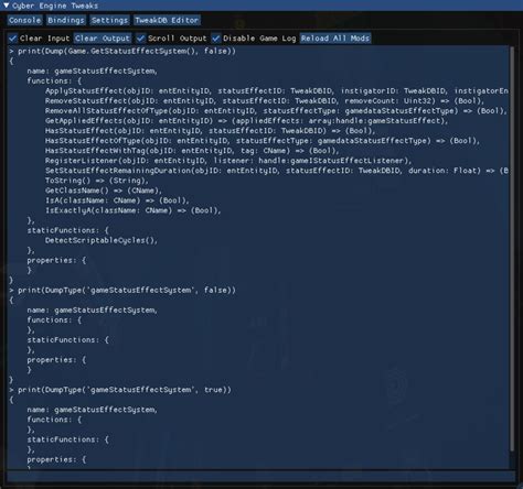 Dumptype Returns Empty Descriptor · Issue 540 · Maximegmdcyberenginetweaks · Github