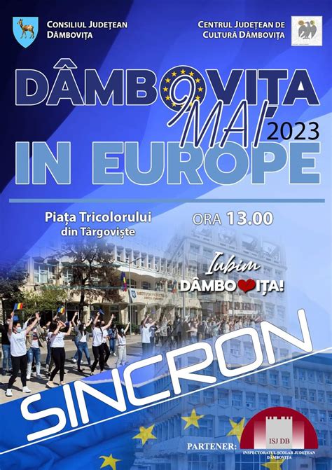 De Ziua Europei un SINCRON ce va fi susținut de elevi ai școlilor din Târgoviște Ziarul Dâmboviţa