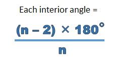 How To Calculate Sum Of Interior Angles