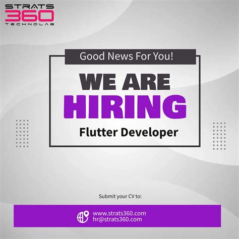 Srushti Nayak On Linkedin Flutter Developers Ahmedabad Opportunity