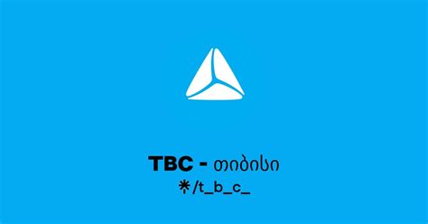 Tbc თიბისი Instagram Facebook Tiktok Linktree