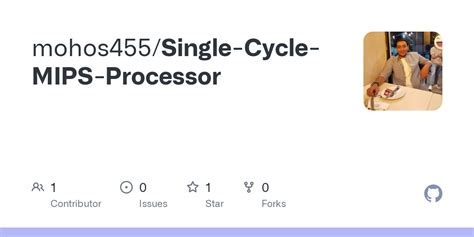 GitHub Mohos455 Single Cycle MIPS Processor