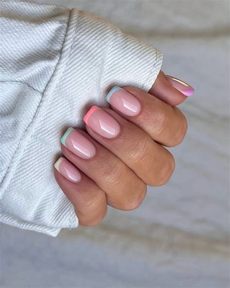 35 Colorful French Tip Nails Designs To Elevate Your Style Sacred Joanne