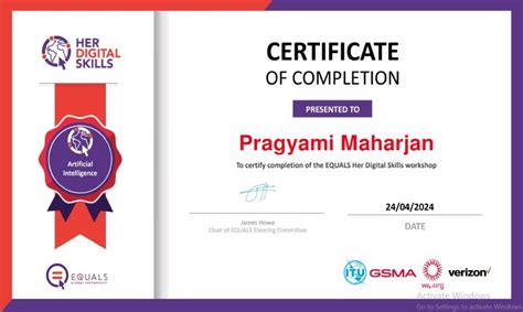 Pragyami Maharjan On Linkedin Completion Of Introduction To Ai Workshop