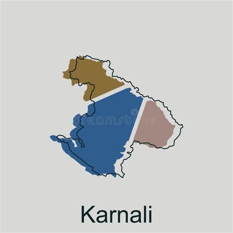 Map Of Jid Ali Geometric With Outline Modern Design Template World Map