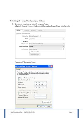 Mikrotik Static Routing PDF