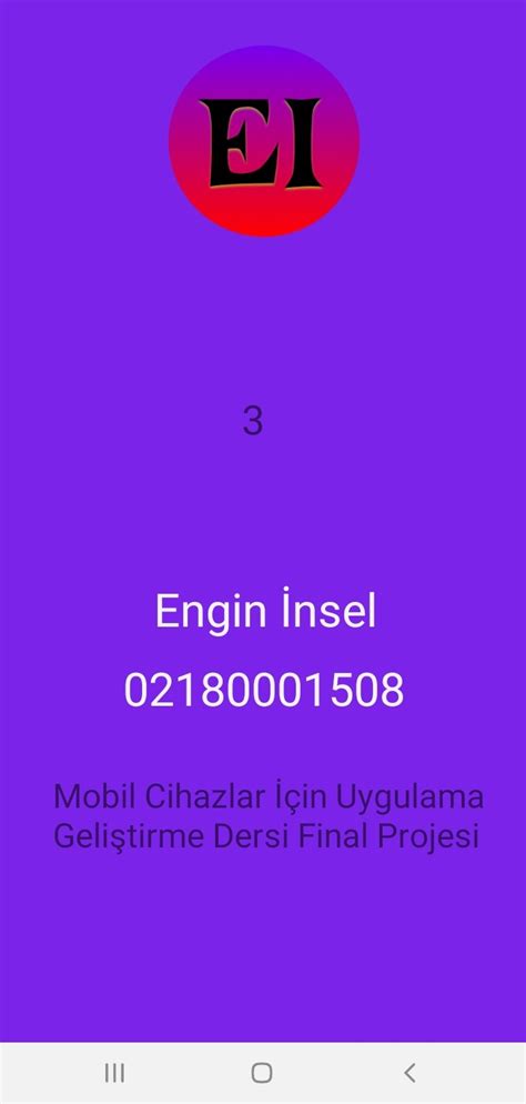 Github Enqinsel Mcug Final Project Mobil Cihazlar I In Uygulama