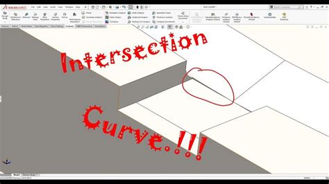 Tutorial Solidworks Intersection Curve Solidworks Tutorial Lettering