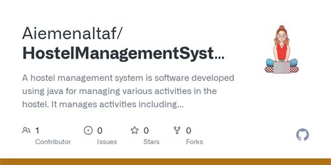 Github Aiemenaltafhostelmanagementsystem Using Java A Hostel