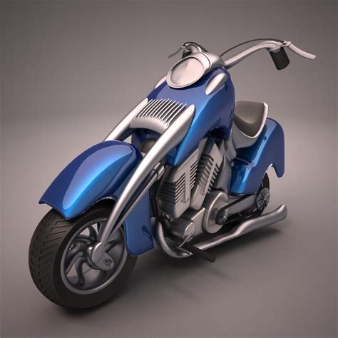 만화 오토바이 3d 모델 19 3ds Fbx Obj Max Free3d