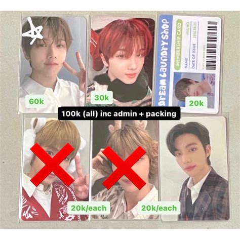 Jual BOOKED TAKE ALL Only Pc Photocard Nct Dream Jisung Jaemin