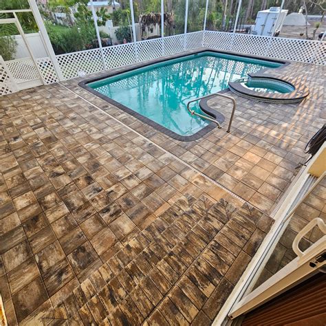 Lakewood Ranch Paver Pool Deck Install Starshine Surfaces