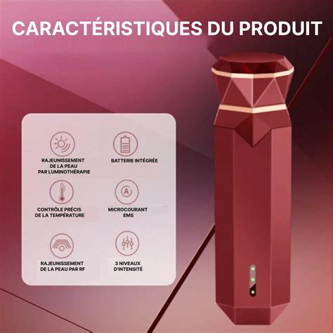 Appareil Massage Visage Electrique Anti Rides Masseur Facial