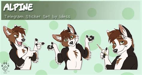 Alpine Telegram Sticker Set — Weasyl