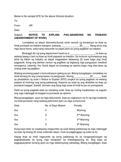 Nte Template Pdf