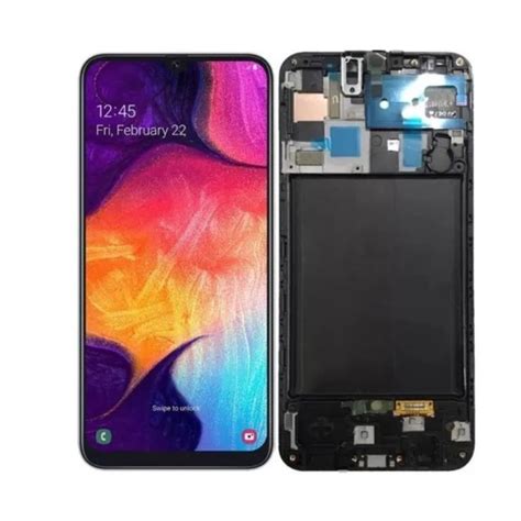 Tela Frontal Display Touch LCD Compatível A30 A305 Aro Oled