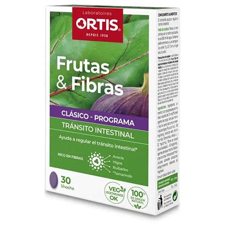 Compra Ortis Frutas And Fibras Clasico 2 X 15 Comprimidos Al Mejor Precio
