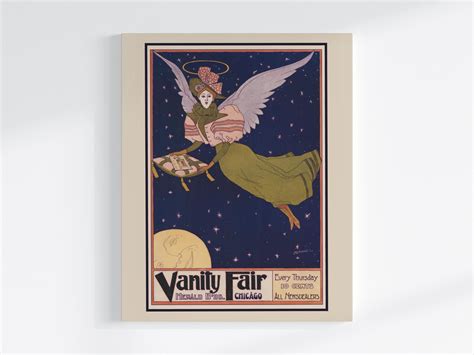 Vintage Fashion Poster Vogue Cover Wall Art Art Deco Etsy