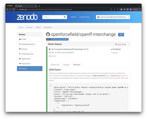 Zenodo Spelling Of Interchannge Issue 790 Openforcefield Openff