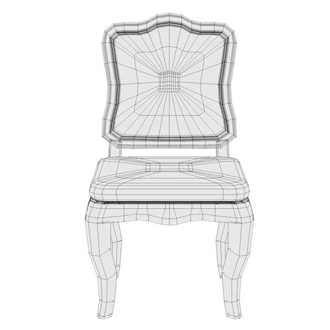 바로크 식 의자 2 3d 모델 22 Dae 3ds Obj Unknown Fbx Blend Free3d