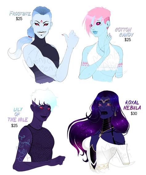 Chiss Adoptable Set 04 By Moonlitalienarchive On Deviantart