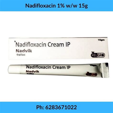Nadifloxacin Cream Ip 15 Gm At ₹ 152 4 Piece In Baddi Id 2853279700688