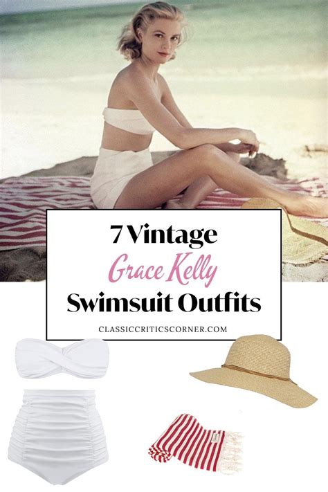 7 Vintage Fashion Grace Kelly Swimsuit Outfits For Your Hottest Retro