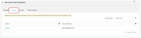 Manage Application Access In Syncfusion User Management Server