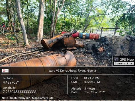 Troops Dismantle 13 Illegal Oil Bunkering Sites Arrest 15 Suspects In