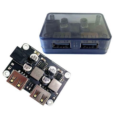 雙usb快充降壓模塊6 30v12v24v轉qc30華為fcp車載手機充電 蝦皮購物