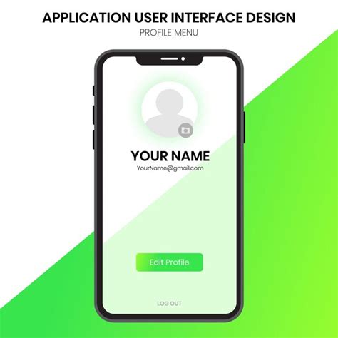 Premium Vector Mobile User Interface User Profile View