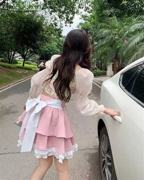 Autumn Pink Kawaii Mini Skirt Women Lace Up Pleated Skirt Aesthetic