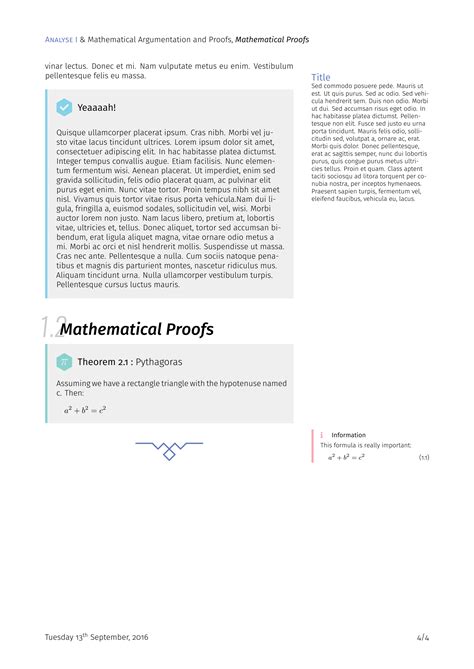 精致的数学讲义 latex 模版 latex 工作室