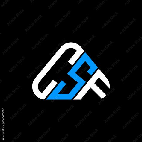 Csf Letter Logo Creative Design With Vector Graphic Csf Simple And