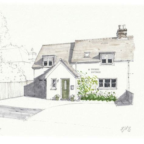 Building Illustration House Illustration Line Illustration