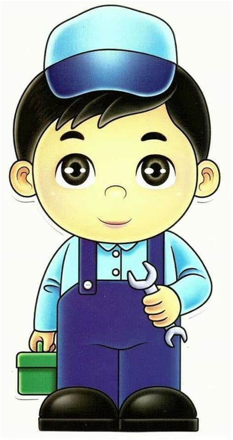 ภาพการ์ตูนอาชีพต่างๆ สื่อสร้างสรรค์ปฐมวัยครูแขก