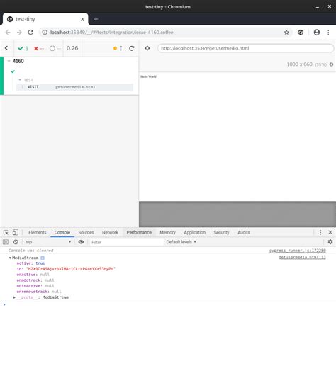 Getusermedia With Microphone Fails · Issue 4160 · Cypress Iocypress