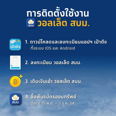 วิธีเติมเงินเข้า วอลเล็ต สบม ใน เป๋าตัง เตรียมซื้อ พันธบัตรออมไปด้วยกัน