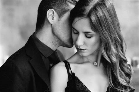 The Guy Hugs The Girl From Behind Photo Background And Picture For Free