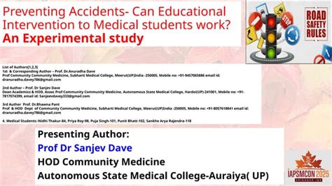 Oral Presentation By Prof Dr Sanjev Dave Asmc Auraiya Up Pptx