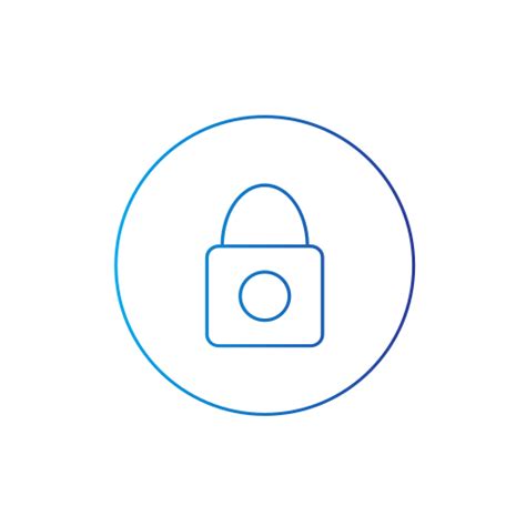 Lock Generic Gradient Icon