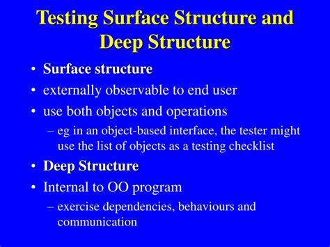 ppt software specification kxa233 lecture 11 oo testing ch 22