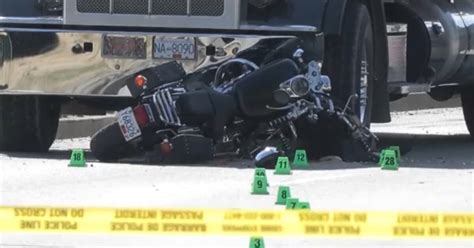 Coquitlam Crash Between Semi And Motorcycle Leaves 1 In Critical Condition