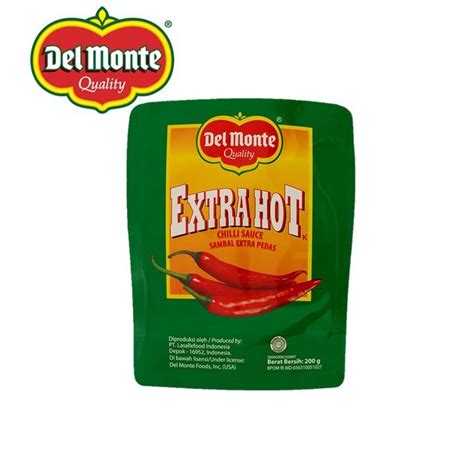 Jual Del Monte Extra Hot Chilli Sauce Saus Sambal Delmonte Ekstra Pedas