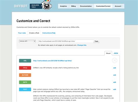Using “customize And Correct” To Make Instant Diffbot Api Fixes Diffblog