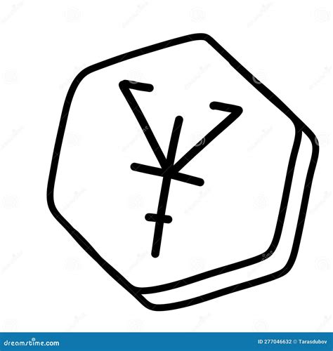Magic Scandinavian Runes Old Futhark Vector Hand Drawn