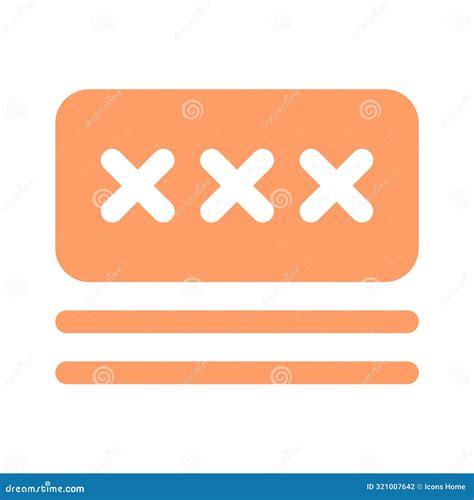 Security Code Secret Word Or Phrase For Security Purpose Icon Of