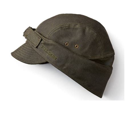 Filson 60063 Tin Cloth Wildfowl Hat Otter Green Large