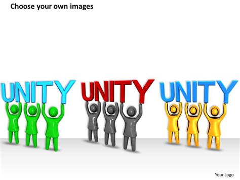3d Team Shows Unity Ppt Graphics Icons Powerpoint Powerpoint Slide Images Ppt Design