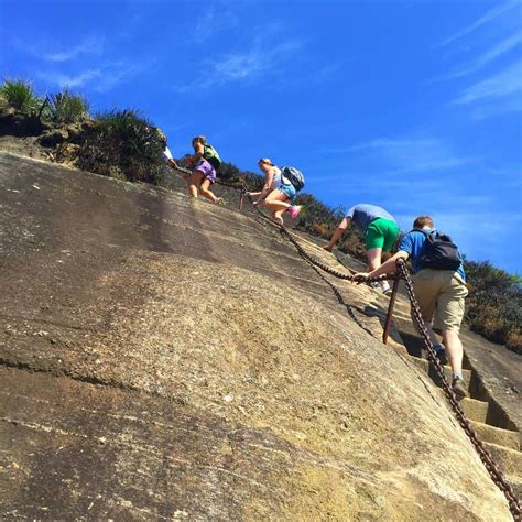 Pica De Tijuca Rock Stairs